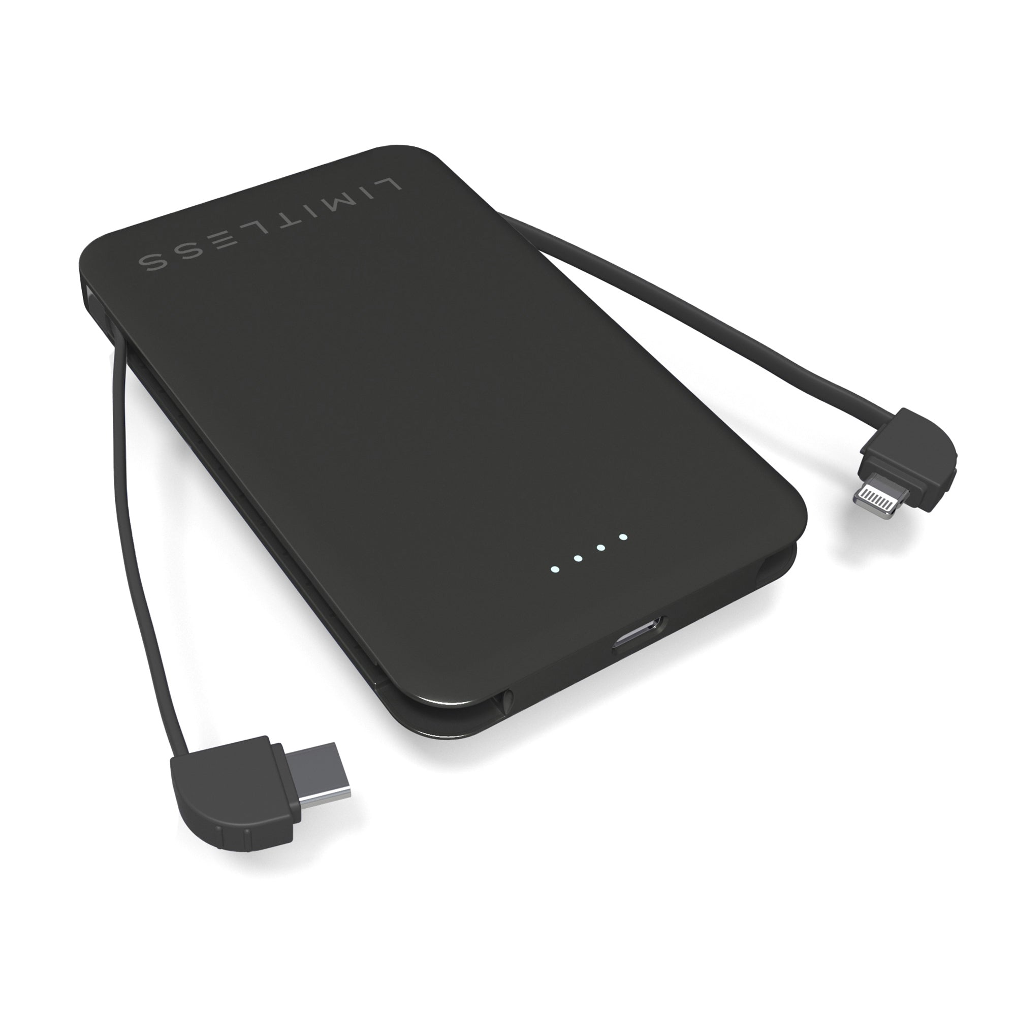 PocketCharge 5,000mAh Universal Power Bank with Built-in Charging Cabl ...