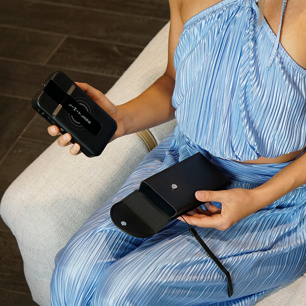 Elite 15,000mAh Power Bank with Wall Plug, Built-In Cables, Digital Di ...