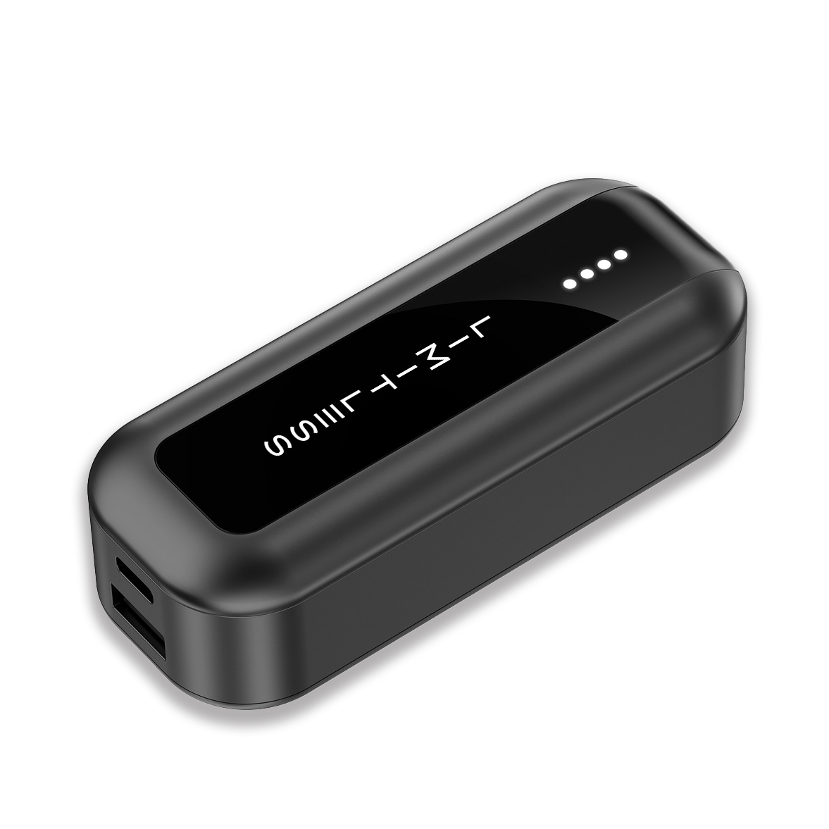 3,000mAh Emergency Power Bank with Built-in Type-C Cable, Charging Por ...