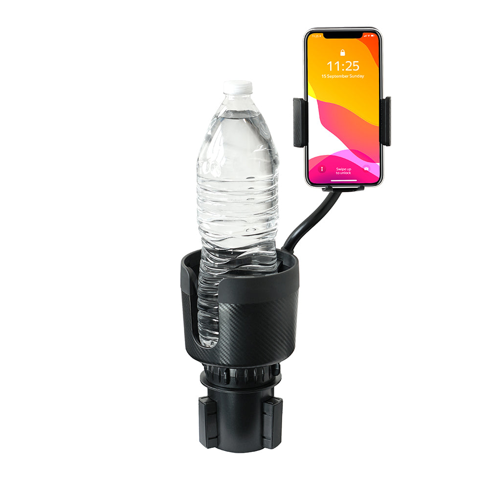 CupCargo Pro – 2-In-1 Cup Holder Expander with 360° Phone Mount ...