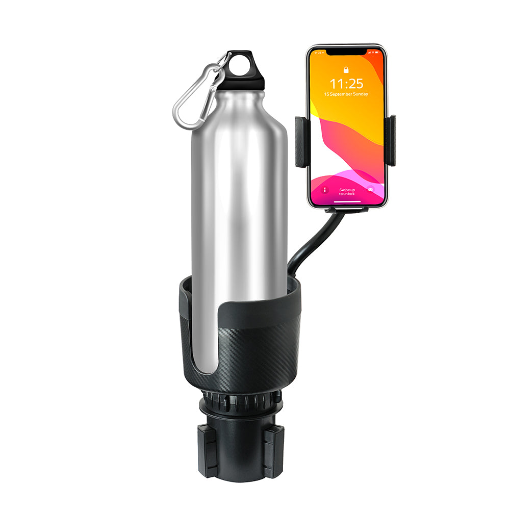 CupCargo Pro – 2-In-1 Cup Holder Expander with 360° Phone Mount ...