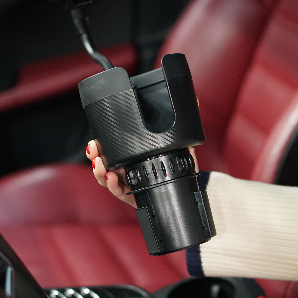 CupCargo Pro – 2-In-1 Cup Holder Expander with 360° Phone Mount ...