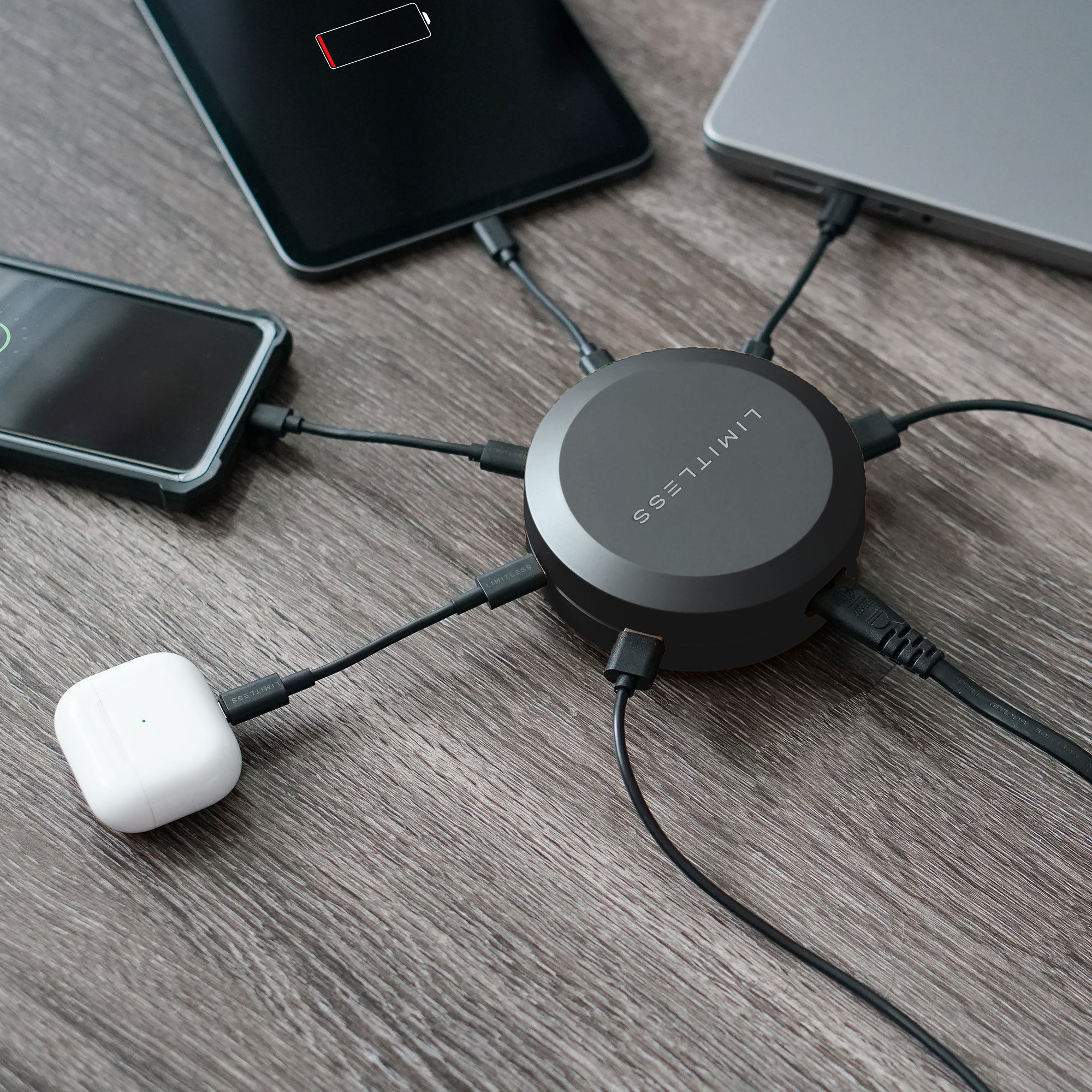 ChargeHub Multi-Station - 6-Port 65W Desktop Charging Station ...