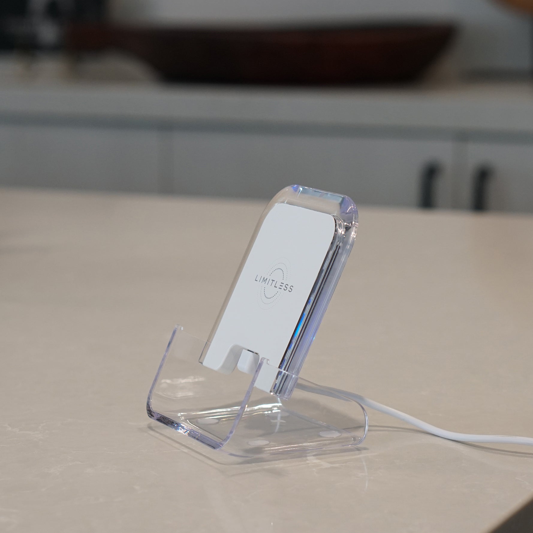 Acrylic Wireless Charging Pad and Phone Stand Base– Limitless Innovations