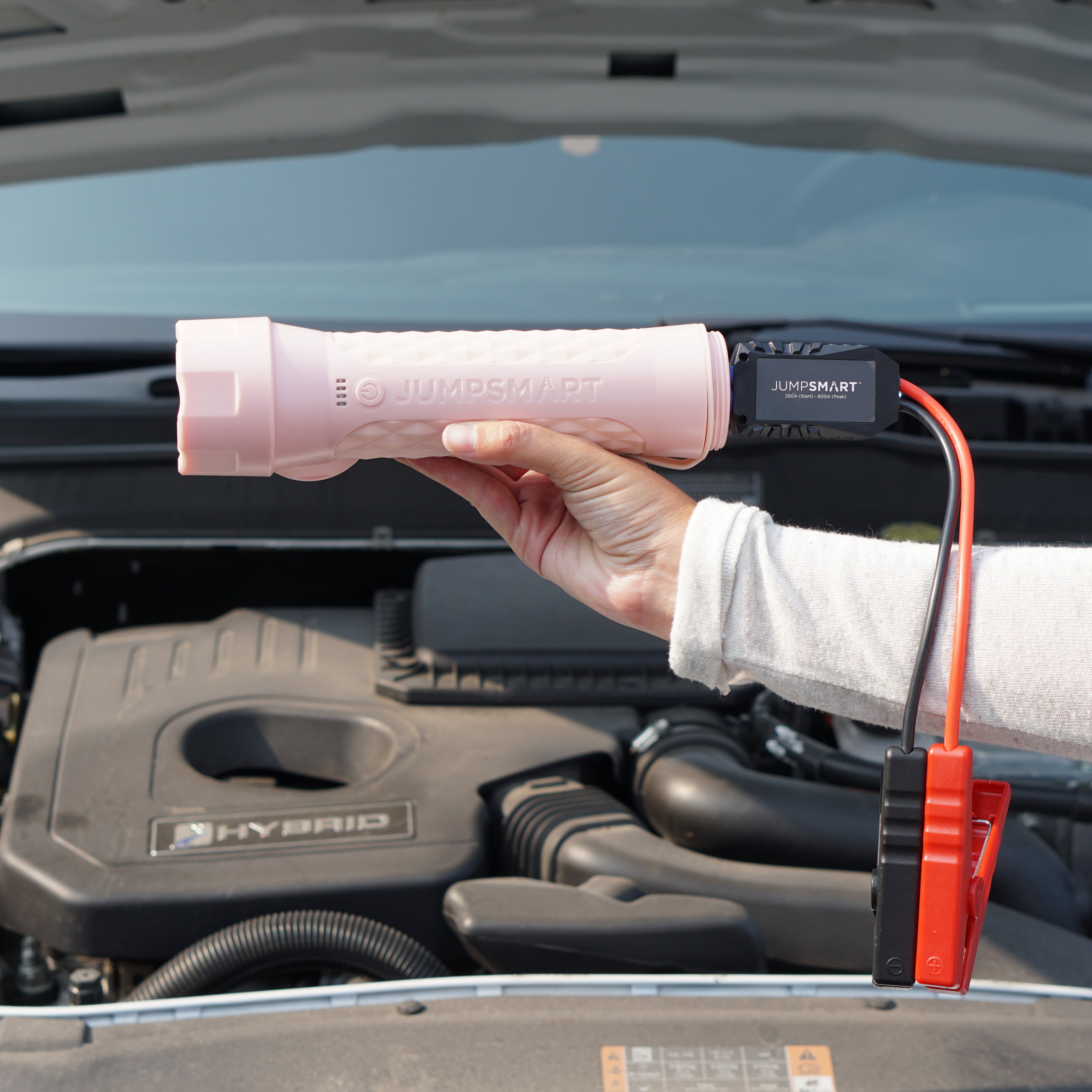 JumpSmart - 10-in-1 Portable Vehicle Jump Starter, Flashlight, Power B ...