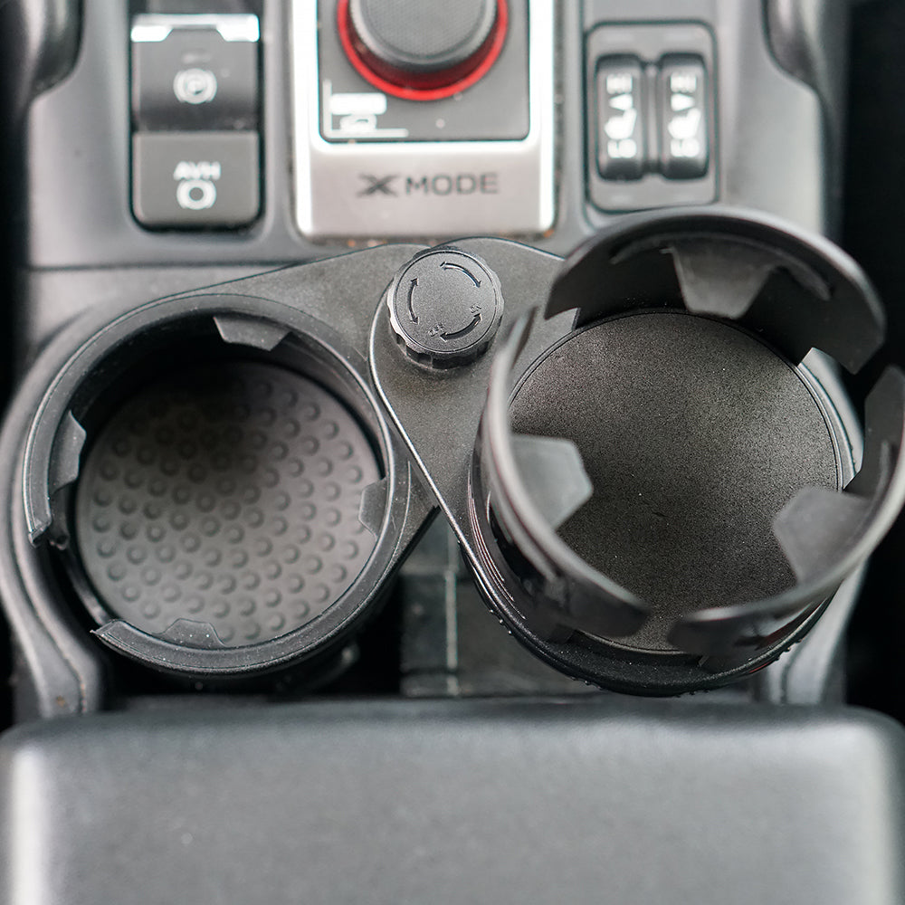 Dual CupStation Pro – 2-In-1 Expandable Cup Holder with 360° Rotating ...