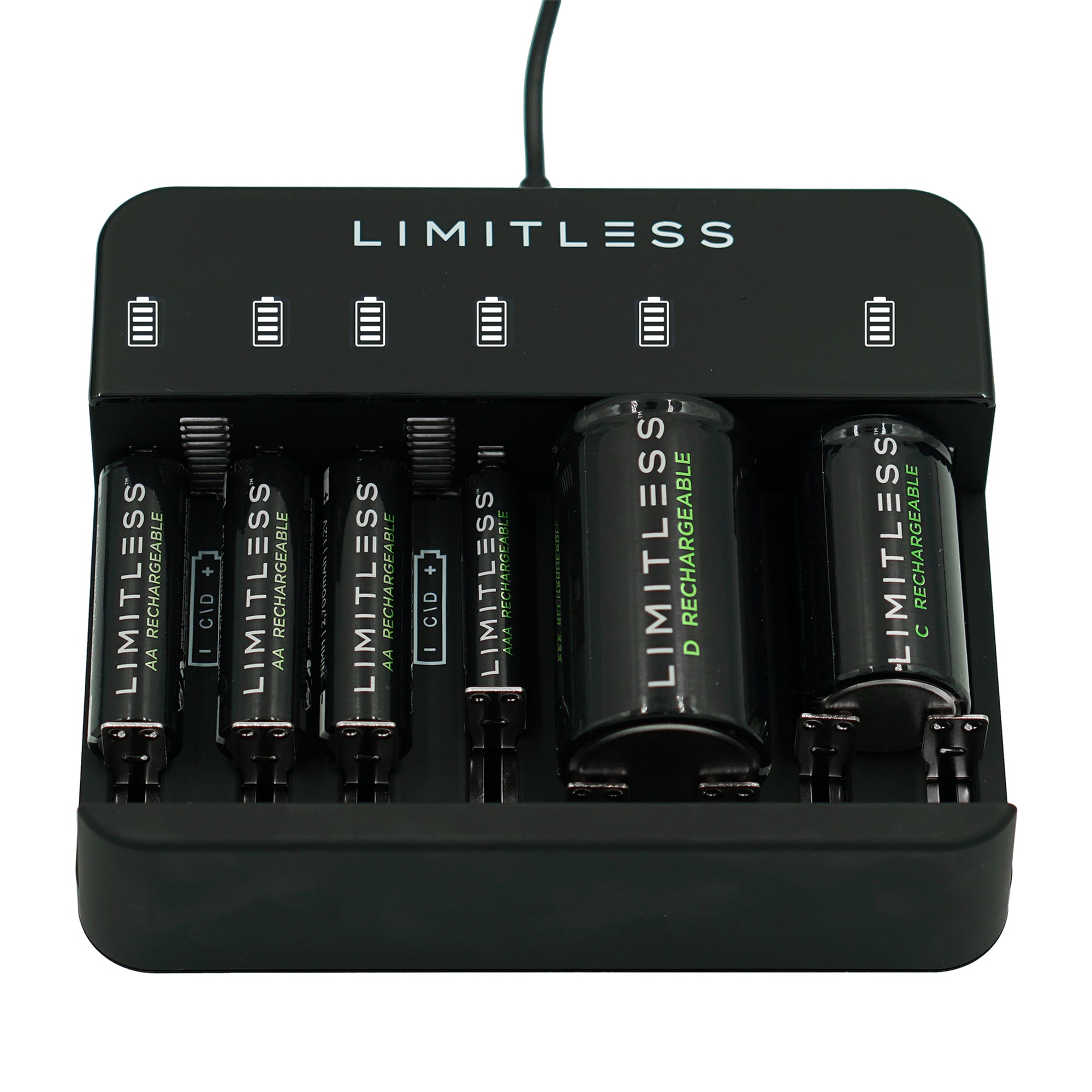 Limitless Universal NiMH Battery Charging System With Rechargeable Bat ...