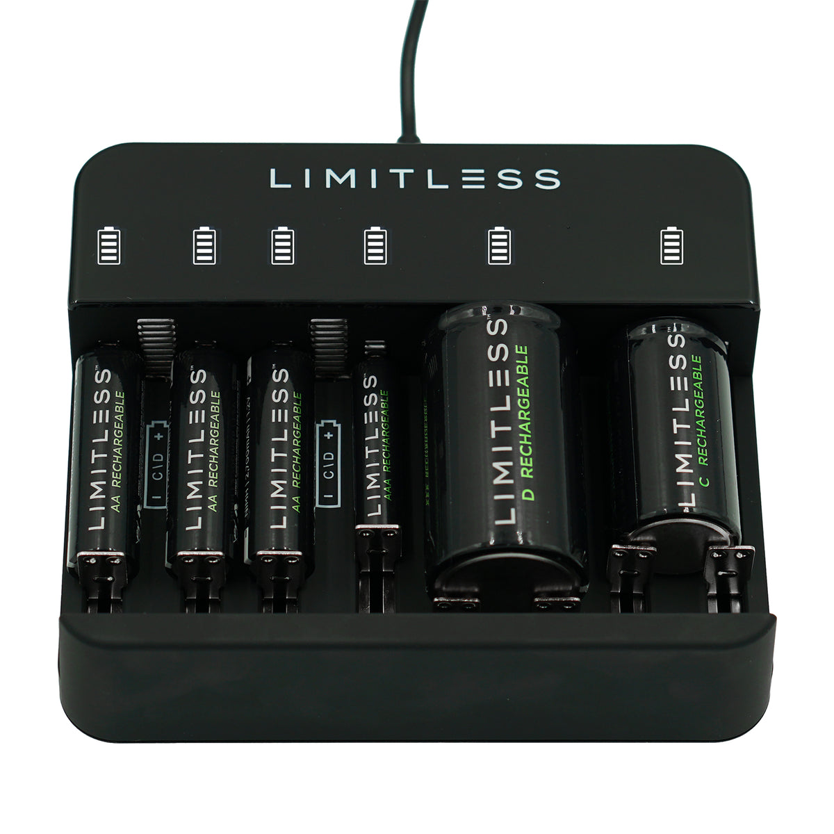 Limitless Universal NiMH Battery Charging System With Rechargeable Bat ...
