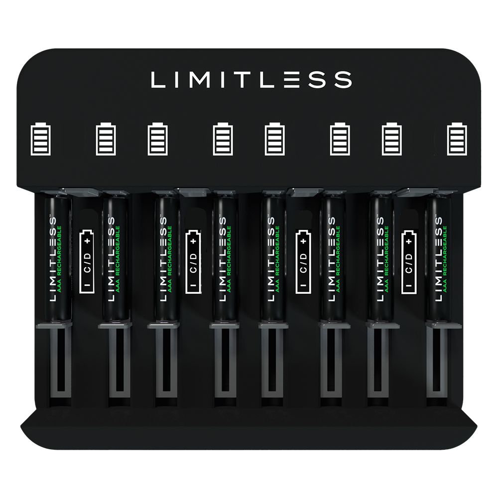 Limitless Universal NiMH Battery Charging System With Rechargeable Bat ...