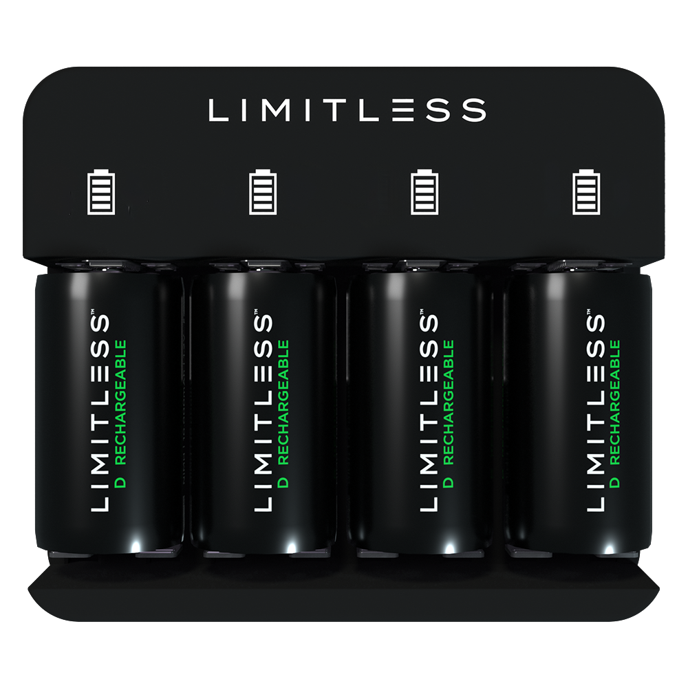 Limitless Universal NiMH Battery Charging System With Rechargeable Bat ...