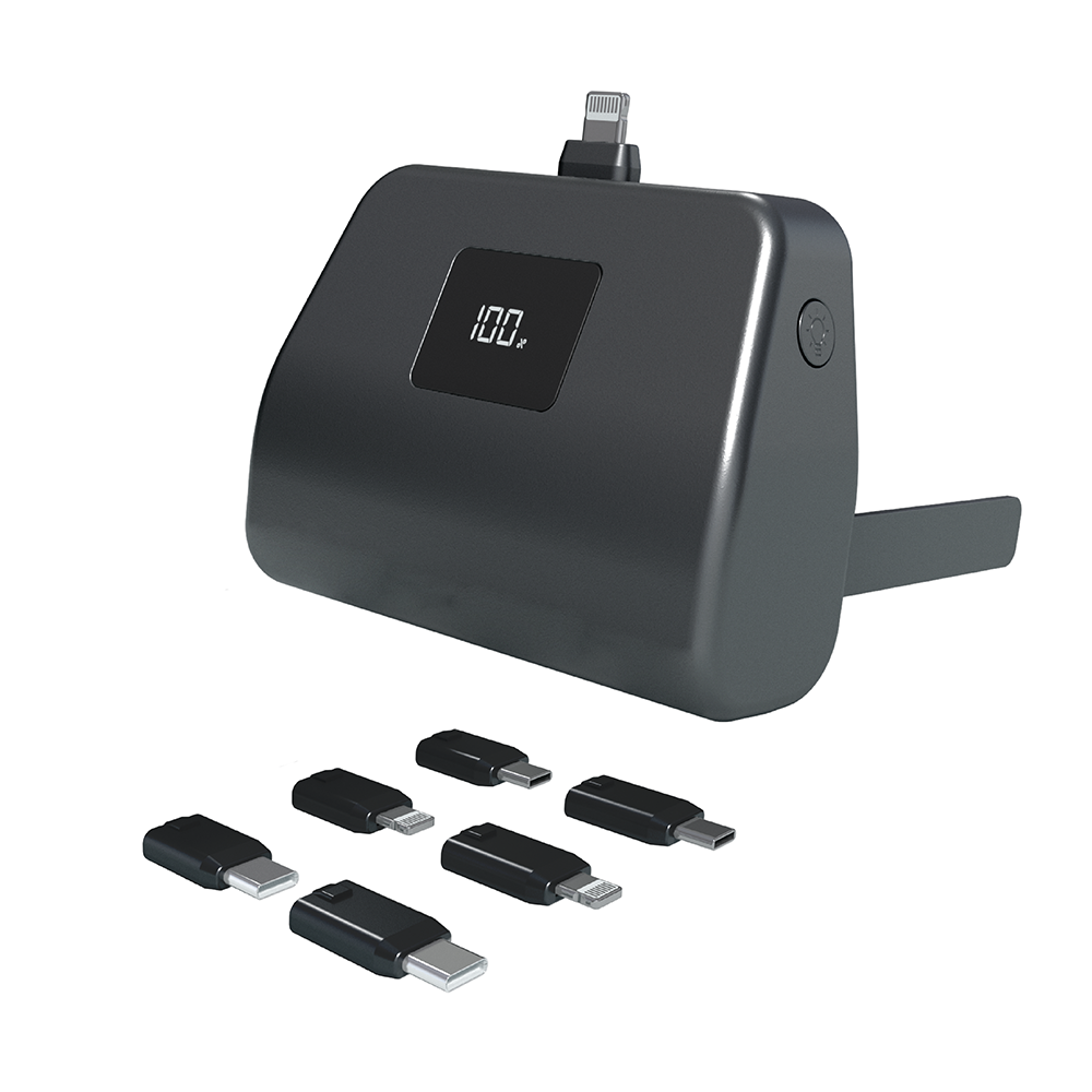 TotalBoost Mini Pro II 6,000mAh Universal Power Bank With Interchangea ...