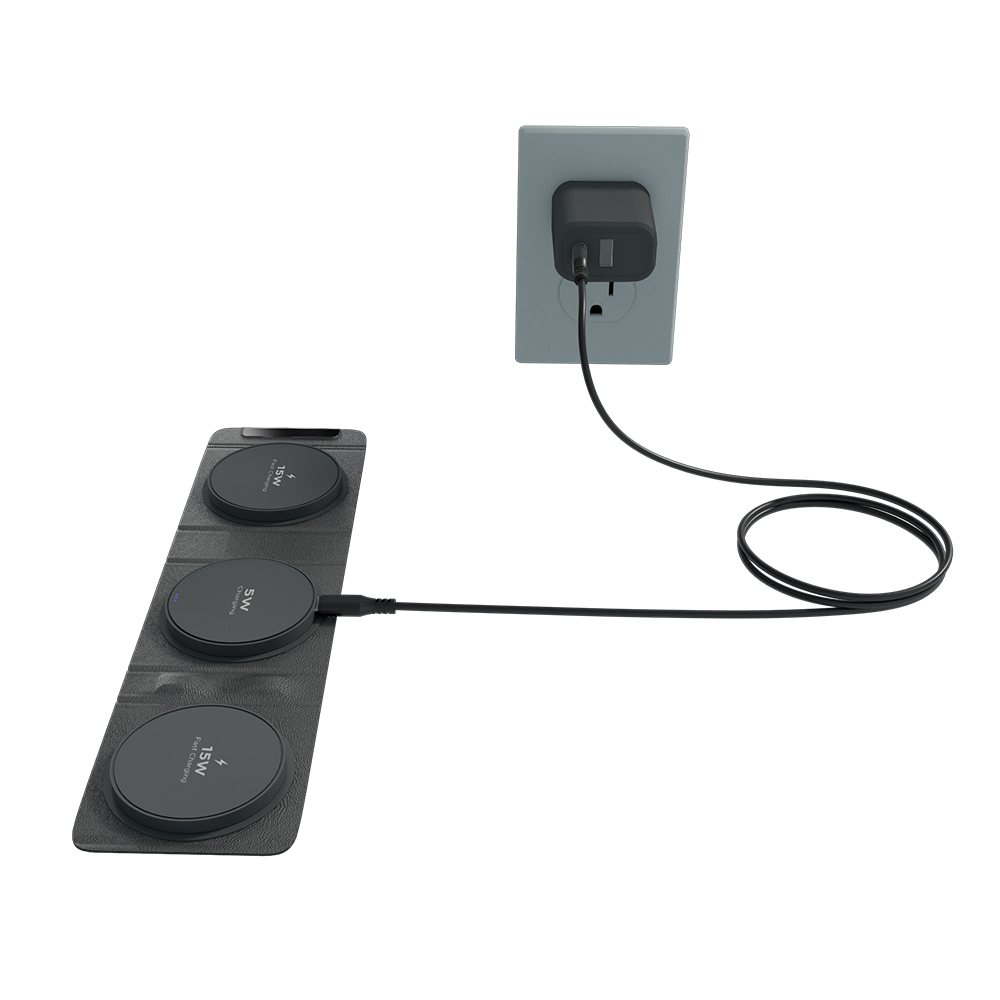 3-in-1 Foldable Magnetic Wireless Charger– Limitless Innovations