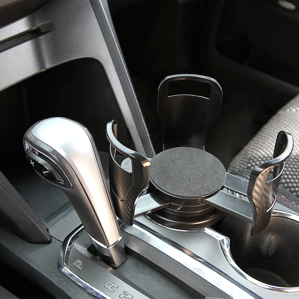 Dual CupStation - 2-in-1 Expandable Cup Holder with 360° Rotating Base ...