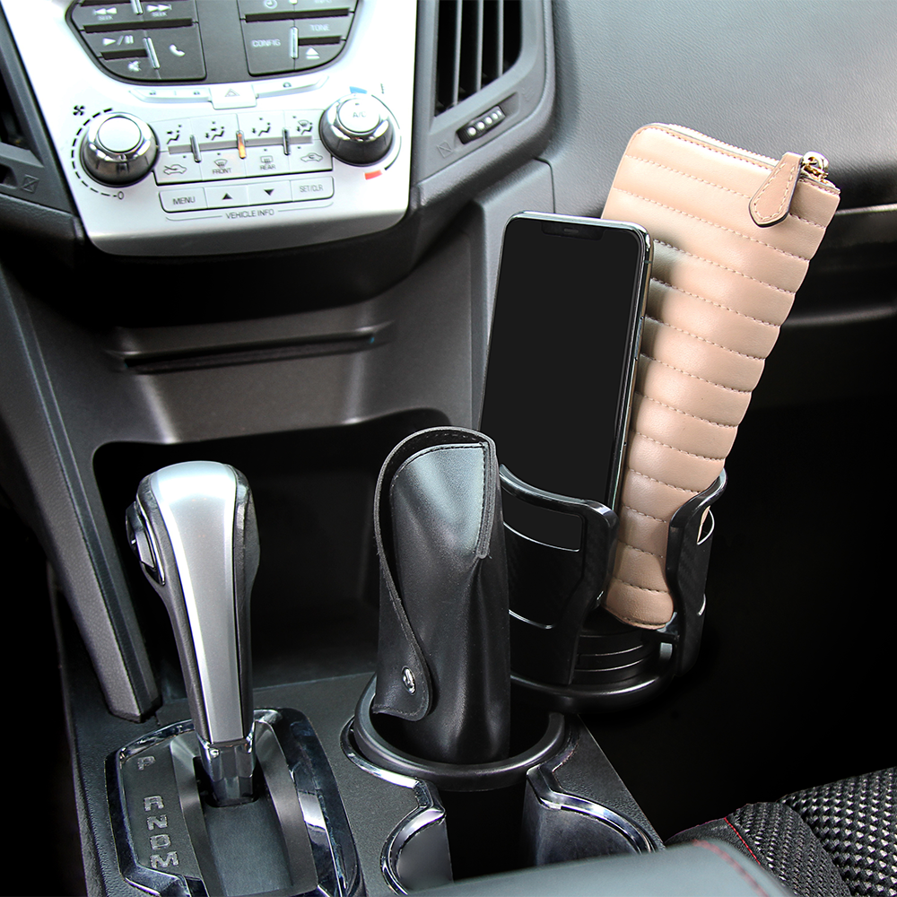 Dual CupStation - 2-in-1 Expandable Cup Holder with 360° Rotating Base ...