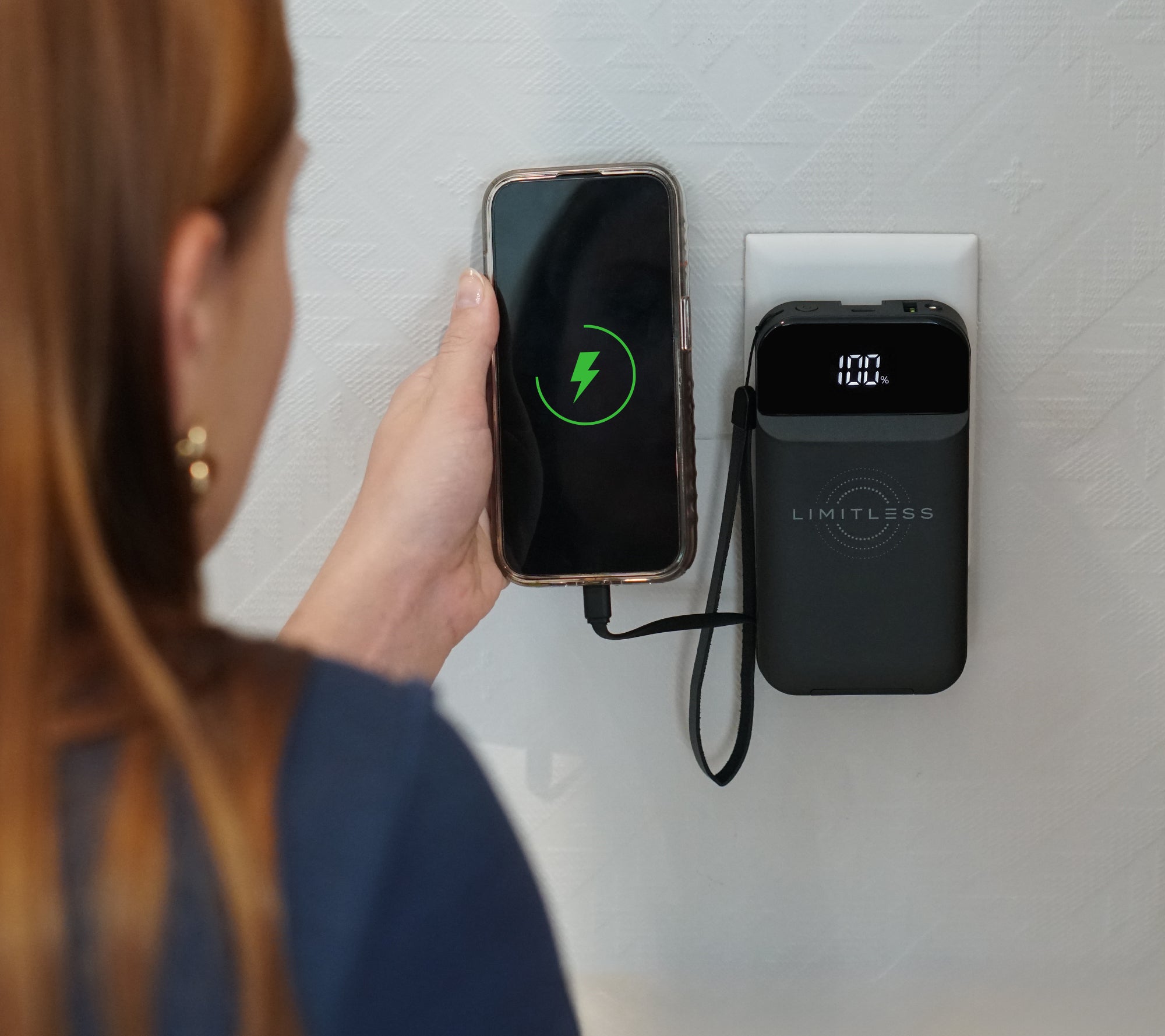 Ultimate Pro 15,000mAh Portable Power Bank With Wall Plug, Digital Dis ...