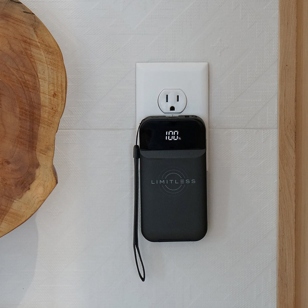 Ultimate Pro 15,000mAh Portable Power Bank With Wall Plug, Digital Dis ...