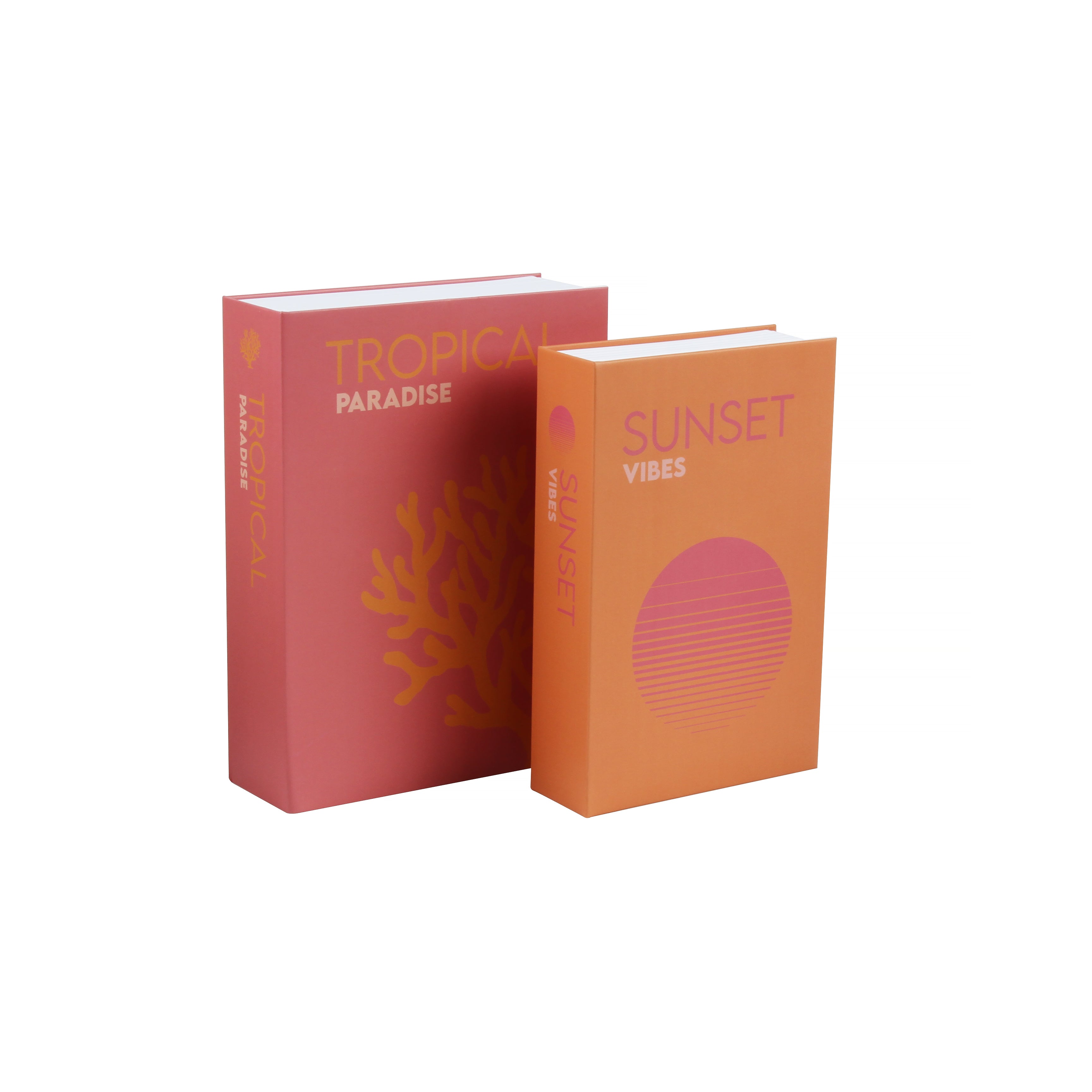 Hidden Book Safe Metal Lock Box with 3-Digit Combination Lock 2-Pack ...