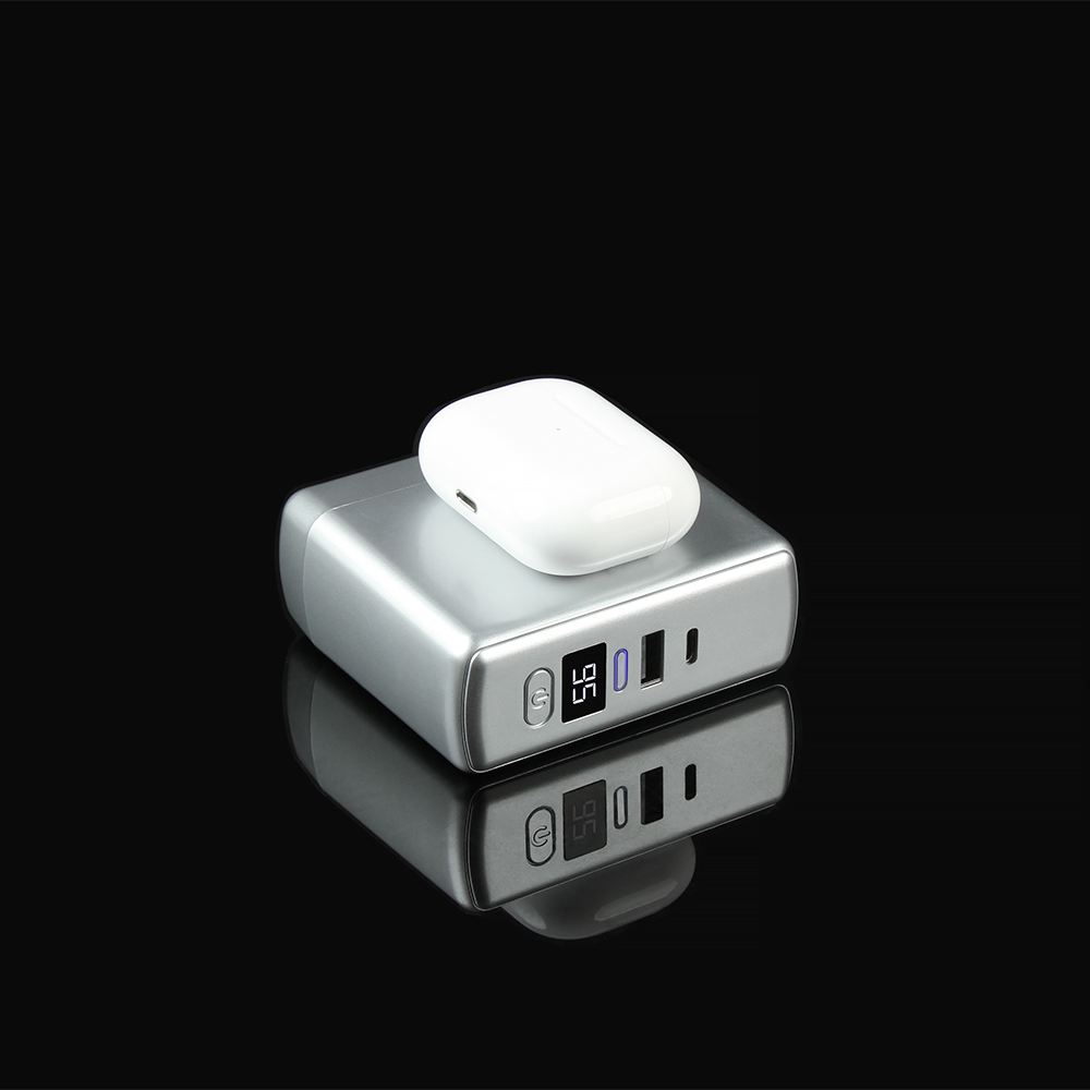 PowerPro Go - 3-In-1 Wall Charger and 10,000mAh Portable Power Bank wi ...