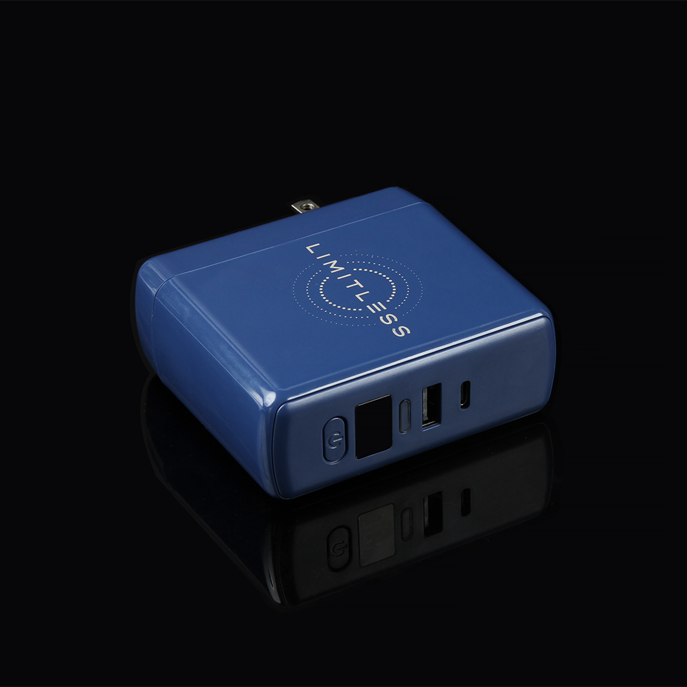 PowerPro Go - 3-In-1 Wall Charger and 10,000mAh Portable Power Bank wi ...