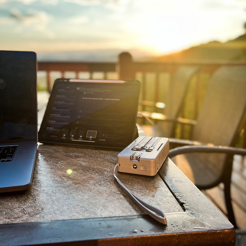 TotalCharge Portable Power Bank & Wall Charger with Built-In Charging ...