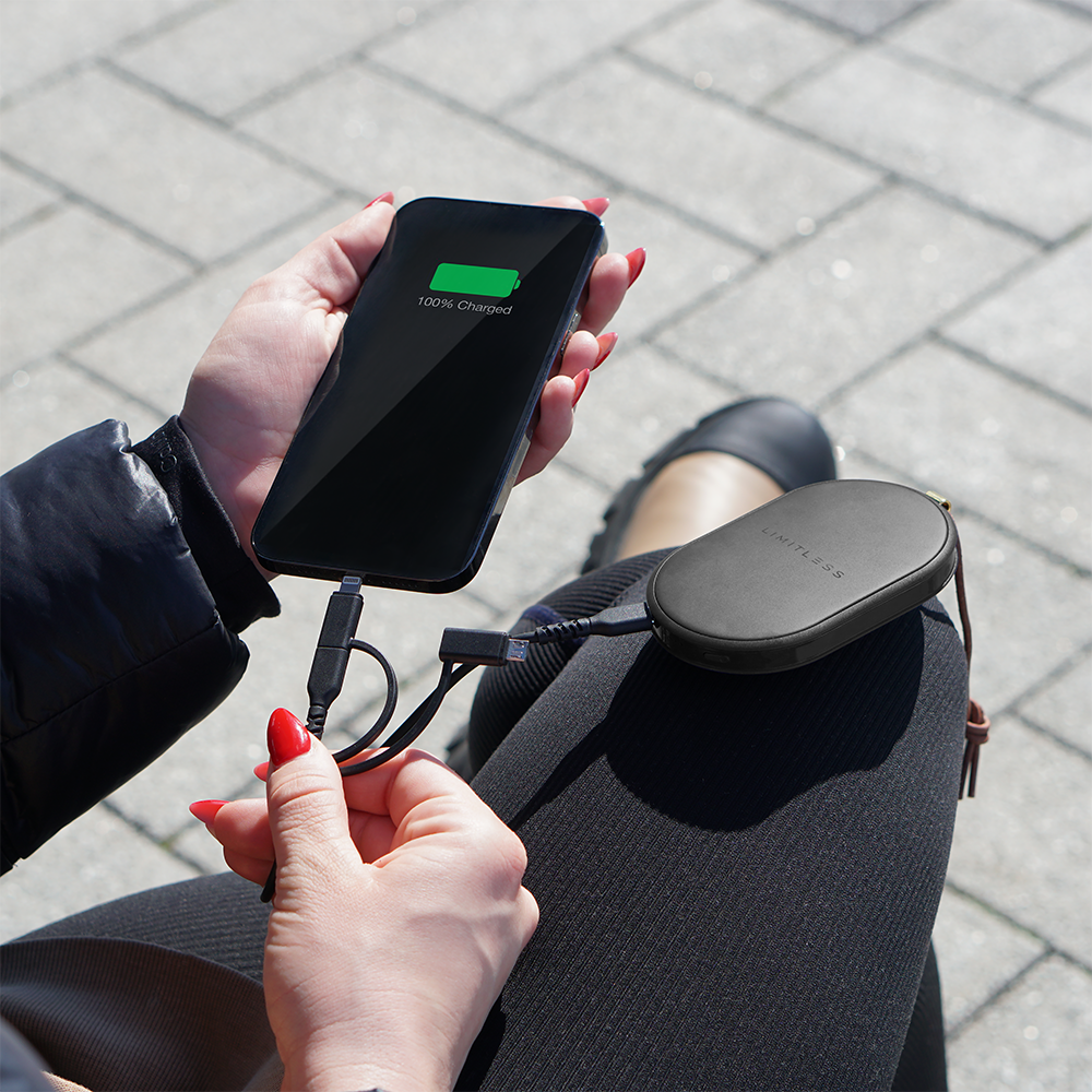 ReVita Portable Ergonomic Hand Warmer with 2-Heat Modes and Rechargeab ...