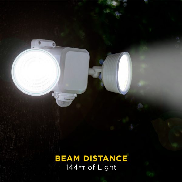 Lumenology Dual LED Battery Powered Wireless IP44 Motion Light ...