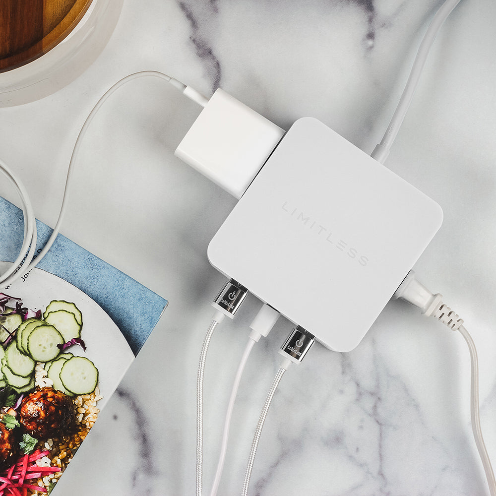 PowerPro 5-Device Charger with USB, Type-C, and AC– Limitless Innovations