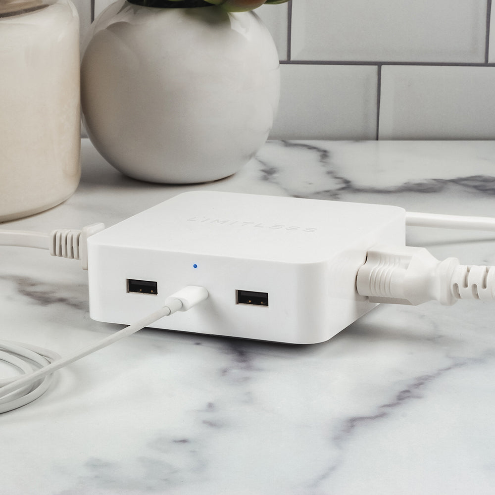 PowerPro 5-Device Charger with USB, Type-C, and AC– Limitless Innovations