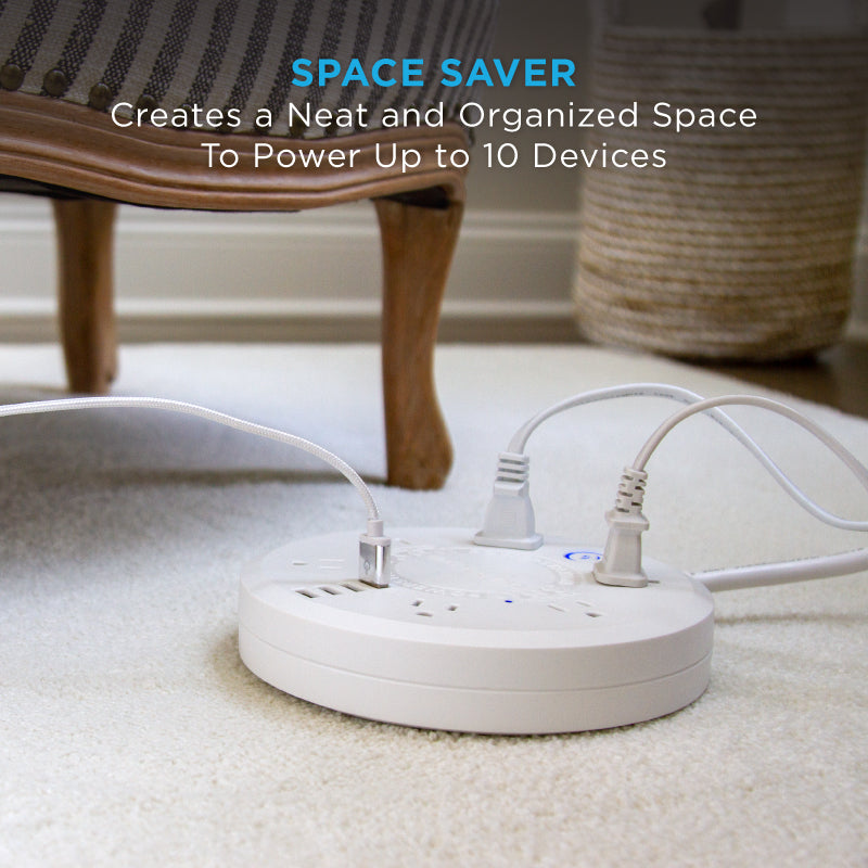 ChargeHub Powerstation 360 Surge Protector Power Strip– Limitless ...