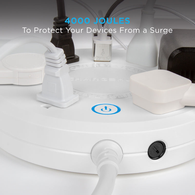 ChargeHub Powerstation 360 Surge Protector Power Strip– Limitless ...