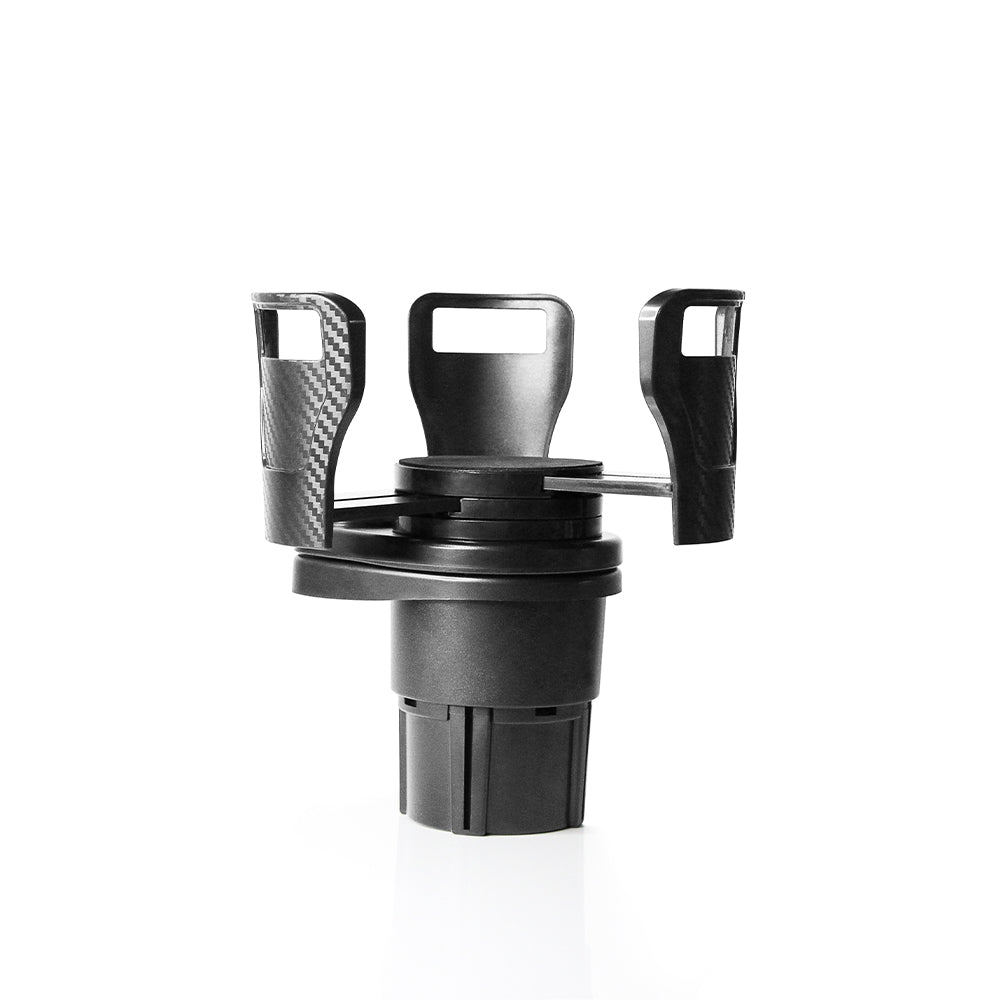 Dual CupStation - 2-in-1 Expandable Cup Holder with 360° Rotating Base ...